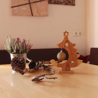 China wooden Christmas tree Christmas decoration Wooden decoration Ball Ash Table decoration for sale