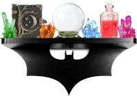 China Customized Gothic Bat Shelf Crystal Rack Coffin Shelf-Spooky Floating Shelves Goth Decor Holder-Wooden Gothic Decor for Home for sale