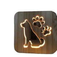 China Wooden Carving Night Light For Bedroom Decoration, Valentine's Day for Women Girls Boys Kids for sale