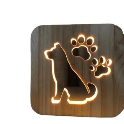 China Wooden Carving Night Light For Bedroom Decoration, Valentine's Day for Women Girls Boys Kids for sale