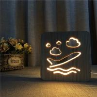 China Wooden Carving Night Light For Bedroom Decoration, Valentine's Day for Women Girls Boys Kids for sale