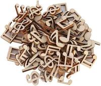 China Wooden Music Note Mixed Decorative Note Wood Slices for Concert Wedding Christmas Party Home Decorations for sale