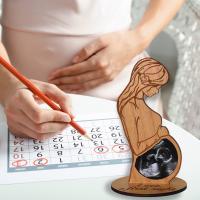 China Baby Ultrasound Wood Photo Frame - Expecting Mom Gift for Pregnant Friend | Pregnant Wife Gifts From Husband for sale