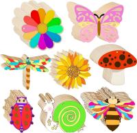 China Unfinished Wooden Cutouts, Customized Shape, DIY Paint Hanging Decor for sale