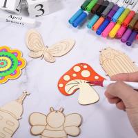 China Unfinished Wooden Cutouts, Customized Shape, DIY Paint Hanging Decor for sale