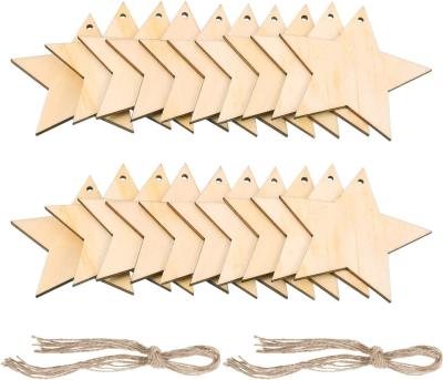 China Unfinished Wooden Shapes - Ready to Paint or Decorate Star Shape for sale