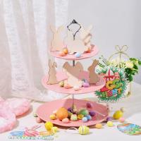 China Easter Unfinished Wood Bunny Cutouts, Hanging Rabbit Cutouts Rabbit Shape Craft Tags Wooden Pendant Ornaments for sale