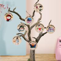 China Exquisite Style Customized Wooden Family Atmosphere Decorations Festival Activities Celebration Hanging Ornament for sale