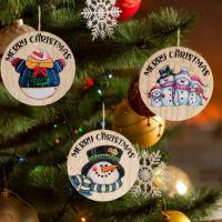 China Exquisite Style Customized Wooden Family Atmosphere Decorations Festival Activities Celebration Hanging Ornament for sale