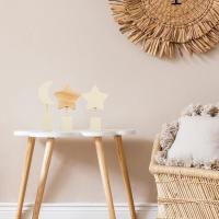 China Wooden Nursery Shelf Decor Boho Nursery Decor Set Bohemian Baby Decor for Nursery Bedroom Boys Girls Kids for sale