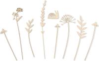 China Wooden Flower Bouquet - Plywood Flower Sign For Wall Art, Wooden Flower Cutouts for sale