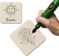 China Thin Unfinished Wooden Squares for Wood Burning Painting Staining Engraving Laser Projects Wood Craft Supplies for sale