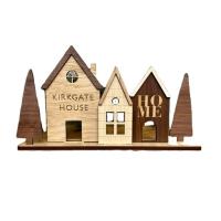 China Personalised Houses Wooden Decor Set Modern Style  Home for sale