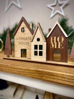 China Personalised Houses Wooden Decor Set Modern Style  Home for sale