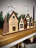 China Personalised Houses Wooden Decor Set Modern Style  Home for sale