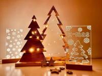 China Exquisite wooden Christmas tree decoration High quality table decoration Christmas decoration for sale