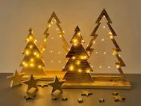 China Exquisite wooden Christmas tree decoration High quality table decoration Christmas decoration for sale