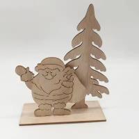 China Customized wooden Christmas tree Old man elk Christmas decorations for sale
