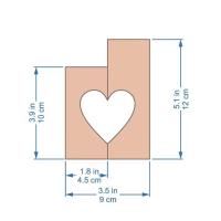 China Customized heart-shaped wooden candlestick Anniversary candlestick Valentine's Day wedding decorations for sale
