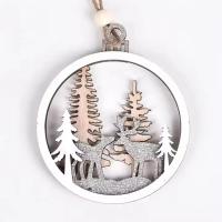 China Wooden Christmas tree hanging ornaments create a Christmas family atmosphere for sale