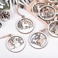 China Wooden Christmas tree hanging ornaments create a Christmas family atmosphere for sale