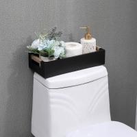 China Customized high quality black durable storage basket Toiletries storage basket for sale