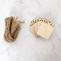 China DIY Wooden Christmas Ornaments Unfinished Predrilled Wood Slices for Holiday Hanging Decorations for sale
