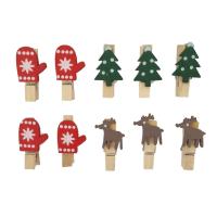 China Christmas Clips, Customized Shaped Wood Clothespins for DIY Craft, Wood Clips for Card Paper Photo Photography Activity for sale