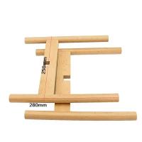 China Adjustable Modern Wooden Flower Stand for Home & Garden Large Customized Plant Pot Display Stand Outdoor Design for sale