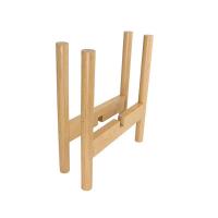 China Adjustable Modern Wooden Flower Stand for Home & Garden Large Customized Plant Pot Display Stand Outdoor Design for sale