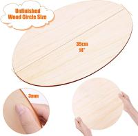 China Wood Circles for Crafts, Unfinished Wood Rounds Wooden Cutouts for Crafts, Door Hanger, Door Design, Wood Burning for sale