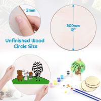 China Wood Circles for Crafts, Unfinished Wood Rounds Wooden Cutouts for Crafts, Door Hanger, Door Design, Wood Burning for sale