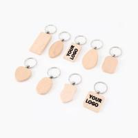 China Customized Graphic Beech Wood Carabiner Keychain a Variety of Key Rings for sale
