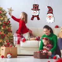 China Customized 2024 Christmas Decorations for Santa Wall decorations for sale