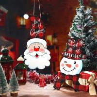 China Customized 2024 Christmas Decorations for Santa Wall decorations for sale