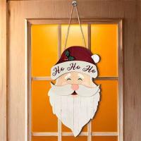 China Hot selling wooden Christmas wall decorations Country farmhouse decorations for sale