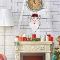 China Hot selling wooden Christmas wall decorations Country farmhouse decorations for sale