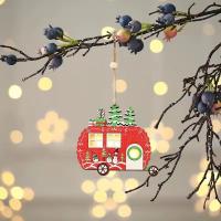 China 2024 New wooden Christmas decorations Christmas decorative lights for sale