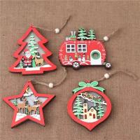 China 2024 New wooden Christmas decorations Christmas decorative lights for sale