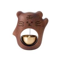 China Japanese bell decorative gifts Wooden refrigerator magnet door wind chimes wooden vintage doorbell for sale