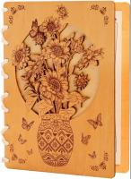 China Sunflower Wooden Cards with Unique Design for Birthday Happy Anniversary Cards Wooden Greeting Cards to Show Appreciation for sale