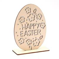 China Wooden Easter Bunny tabletop bunny cutout home decorations DIY party decorations for sale