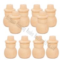 China Unfinished Wood Christmas Tree Snowman, DIY Natural Wooden Xmas Tree for Arts and Crafts Children Graffiti Drawing Tool for sale