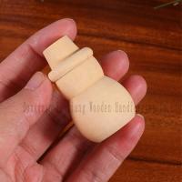 China Unfinished Wood Christmas Tree Snowman, DIY Natural Wooden Xmas Tree for Arts and Crafts Children Graffiti Drawing Tool for sale