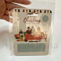 China Assorted Christmas Party Cash Holder Gift, Funny Money Cards Wooden Money Card for sale