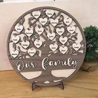 China Personalized Wooden Family Tree Gift Gifts For Parents  Wood Family Sign  Tree Of Life  Gift For Mom  Our Family Sign for sale