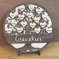 China Personalized Wooden Family Tree Gift Gifts For Parents  Wood Family Sign  Tree Of Life  Gift For Mom  Our Family Sign for sale
