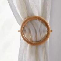China Customized Wood Curtain Holdbacks - Hooks for Walls, Curtains Tiebacks Wall Mount, Wooden Curtain Pullbacks Hook for sale