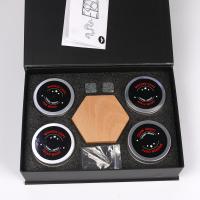 China Deluxe Wooden Cocktail Smoker Set with Cocktail Smoker and Wood Chips (Butane Free) for sale