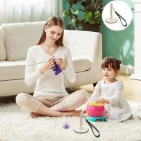 China Cross-border New Arrival! Wooden Portable Wrist Yarn Holder. Compact and Stylish for Easy Yarn Storage for sale